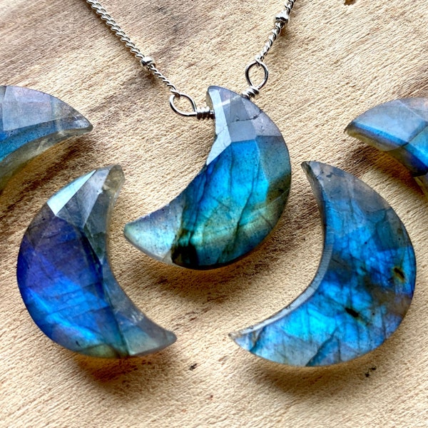 Labradorite Pendant - Etsy