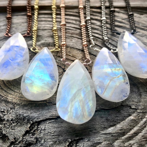 Moonstone Necklace - Etsy