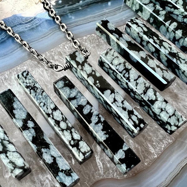 Obsidian Necklace - Etsy