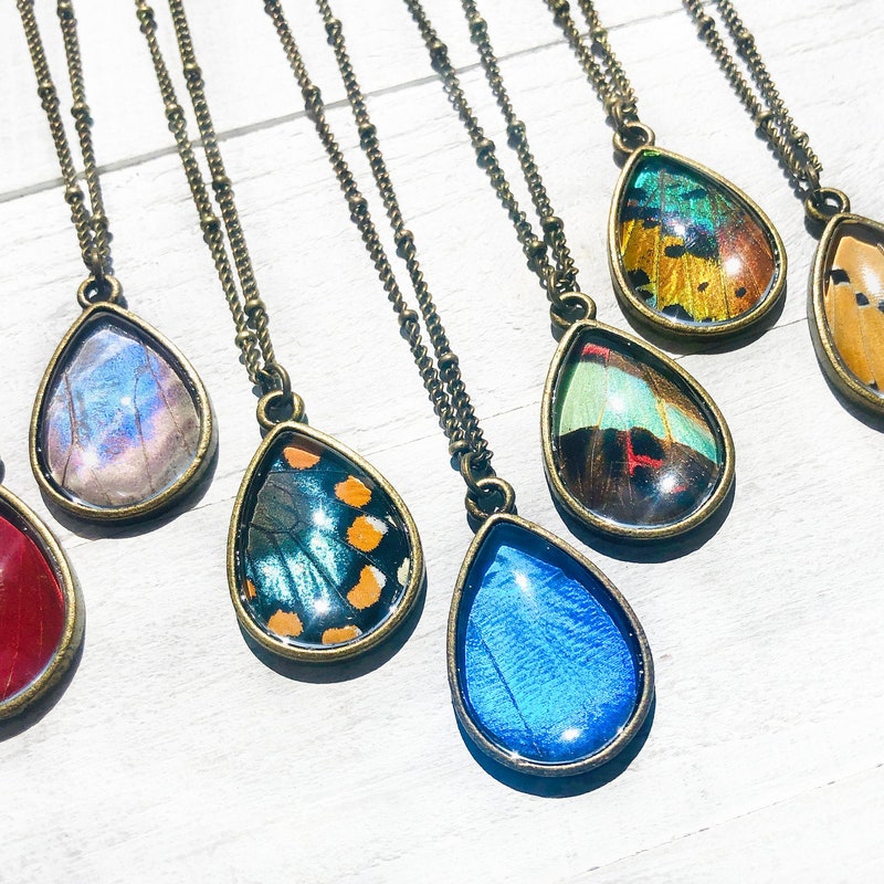 Resin Necklace - Etsy