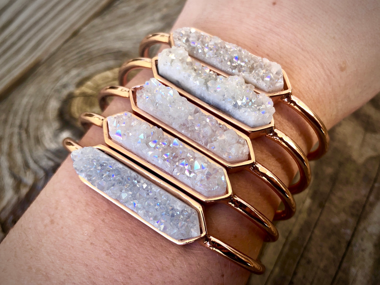 Druzy Bracelet Best Friend Gift Raw Crystal Bracelet Best Selling Items ...