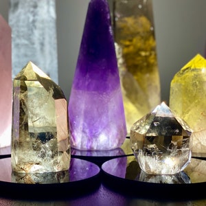 Large Crystal Towers Real Crystal Lamp Crystal Light Fixture - Etsy