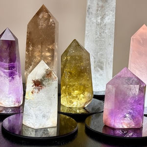 Large Crystal Towers Real Crystal Lamp Crystal Light Fixture Large ...