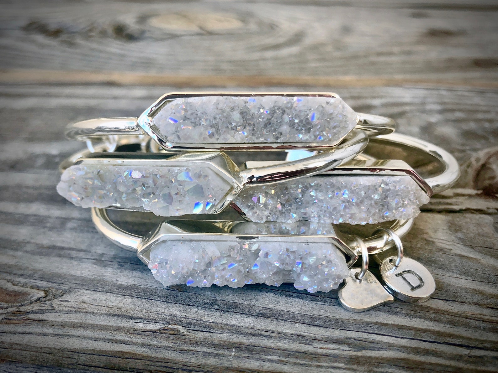 Druzy Bracelet Best Friend Gift Raw Crystal Bracelet Best Selling Items ...