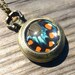 Real Butterfly Watch Necklace Working Watch Necklace Mechanical Pocket ...