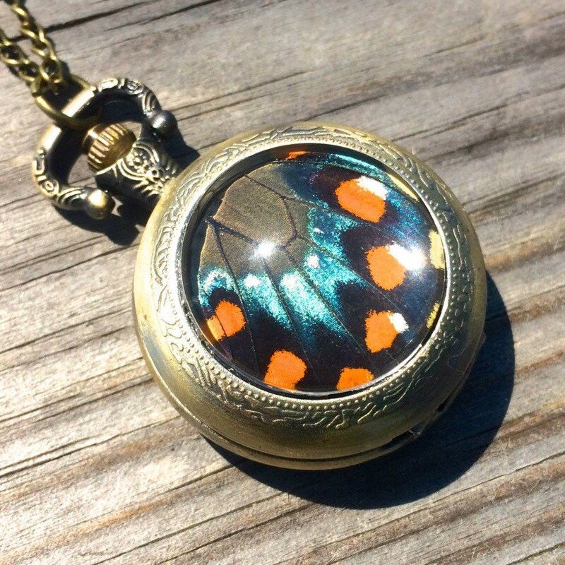 Working Clock Necklace - Etsy