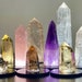 Large Crystal Towers Real Crystal Lamp Crystal Light Fixture - Etsy