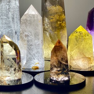 Large Crystal Towers Real Crystal Lamp Crystal Light Fixture - Etsy