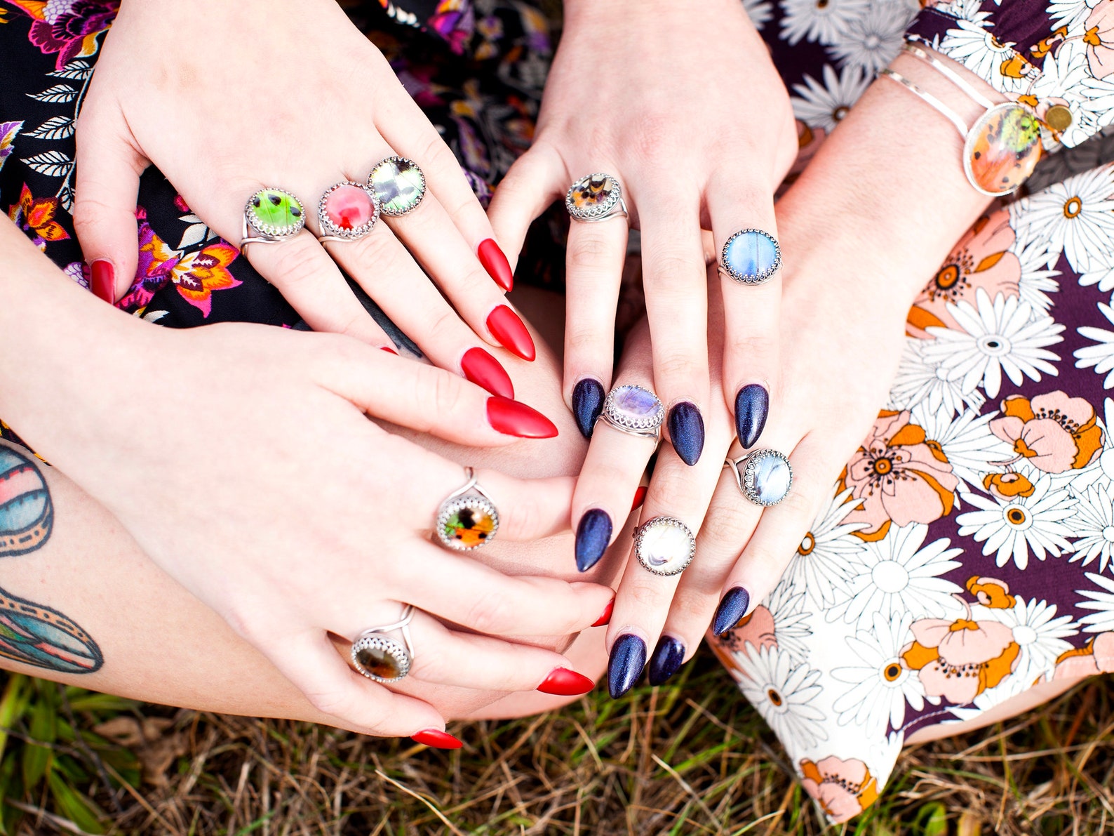 Real Moth Wings Ring Cool Rings Sunset Moth Taxidermy Ring Weird Stuff ...