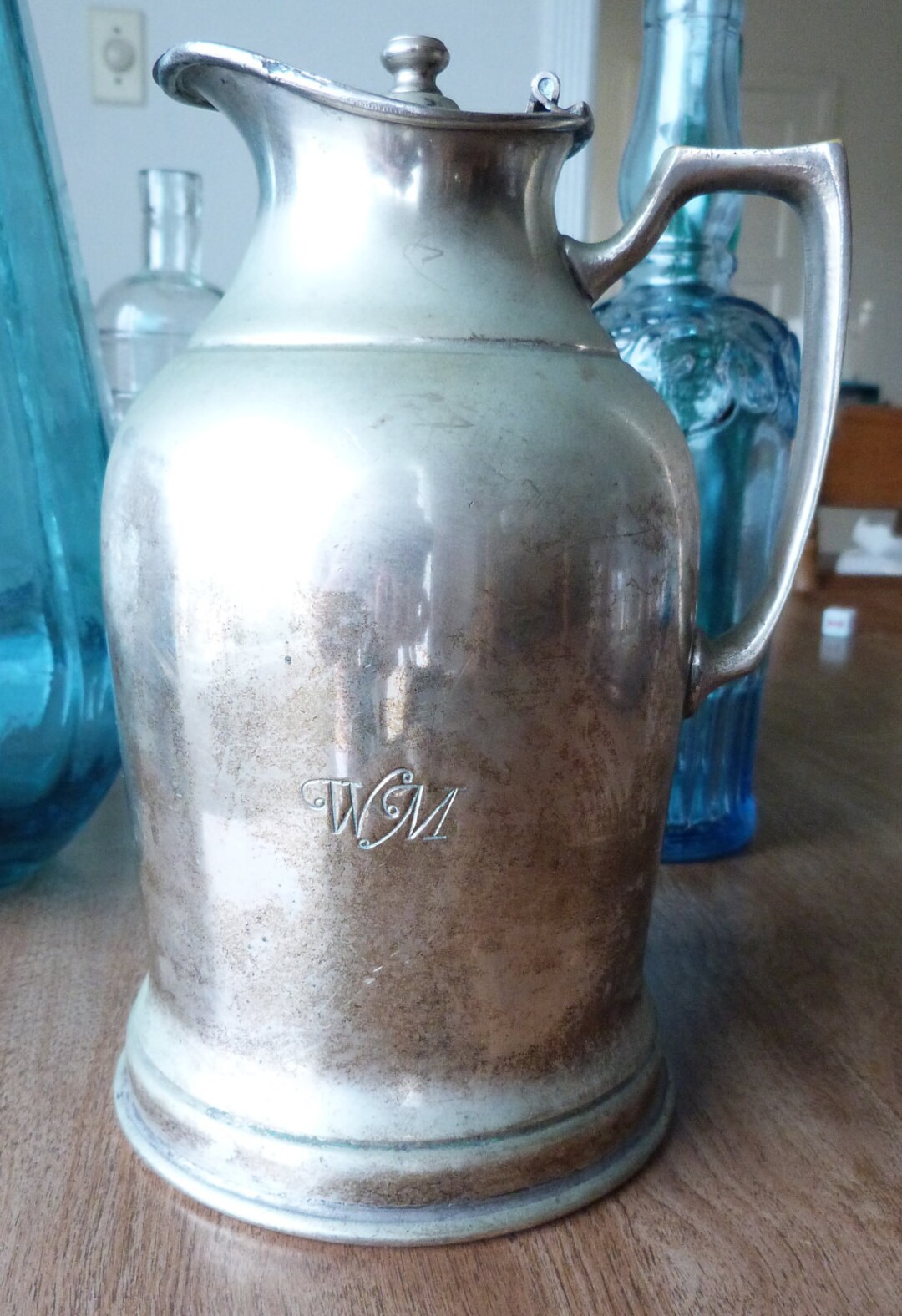 Antique Grand Silver Co. Wear Brite Nickel Silver Pitcher - VERY RARE ...