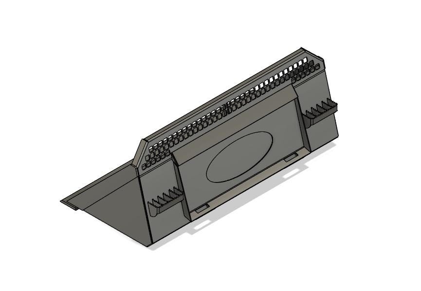 70'' Landscape, Bucket, Skid Steer Bucket DXF - Etsy