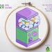 Gachapon Cross Stitch Pattern, Gashapon Japanese Vending Machine ...