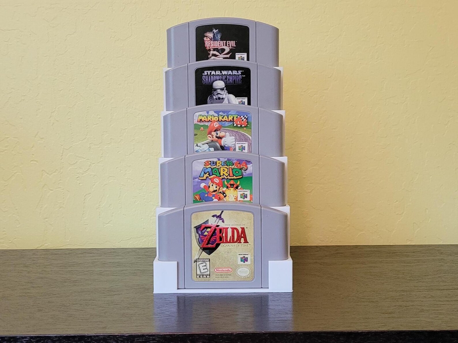 N64 5 Game Cartridge Display Organizer Nintendo 64 - Etsy