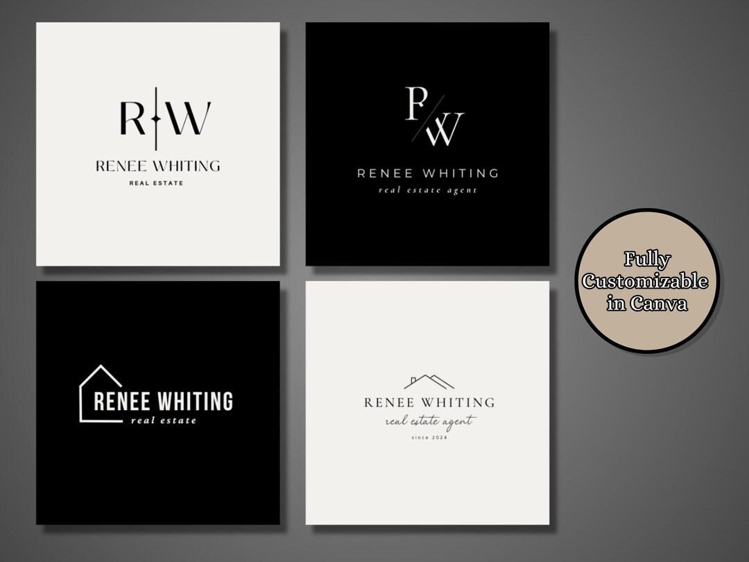 Realtor Logos | Pre-made Tan Real Estate Logos | Realtor Branding ...