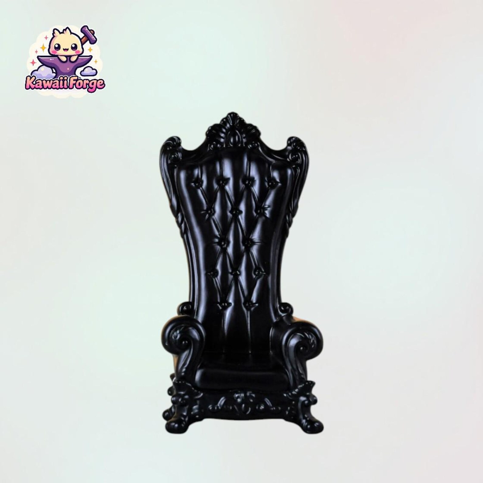 Miniature Royal Throne Chair & Sofa for Nendoroid, Obitsu 11 and BJD ...