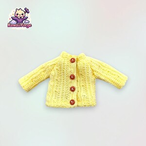OB11 Knit Hat & Cardigan Set for Nendoroid, Obitsu 11 and BJD Dolls Ymy ...