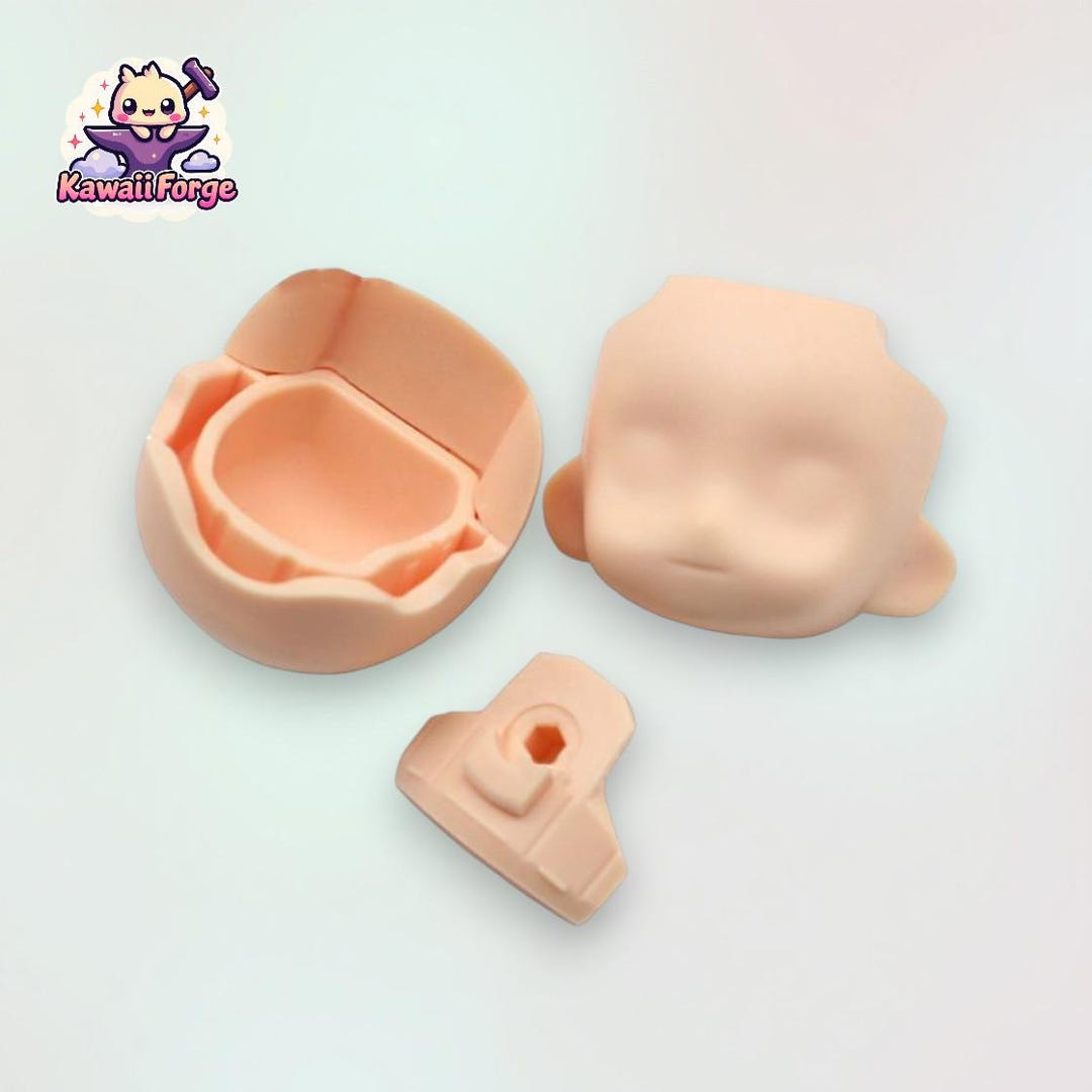 OB11 Customizable Blank Head Base for Obitsu 11, YMY, Nendoroid, P9 P10 ...