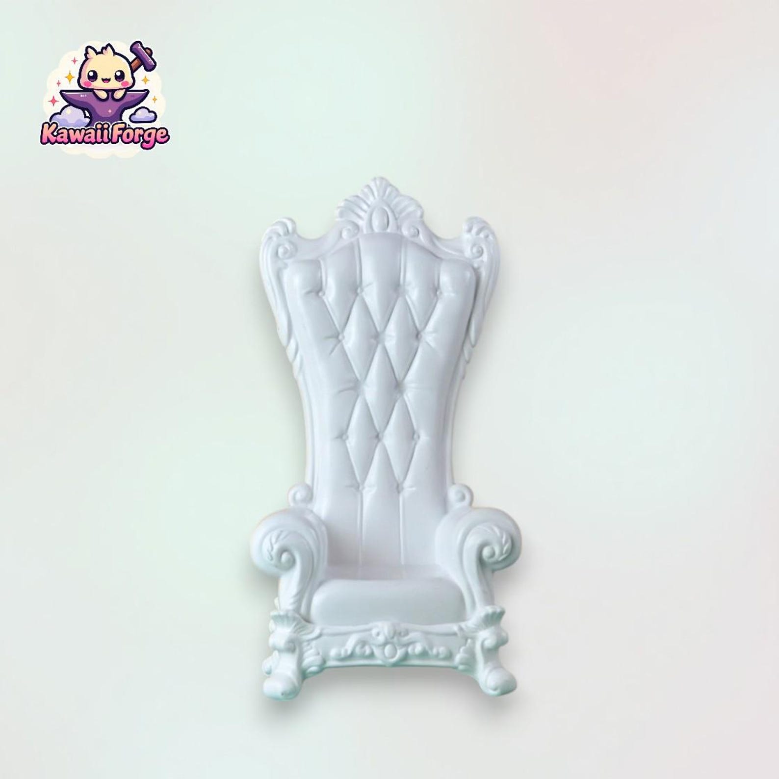 Miniature Royal Throne Chair & Sofa for Nendoroid, Obitsu 11 and BJD ...