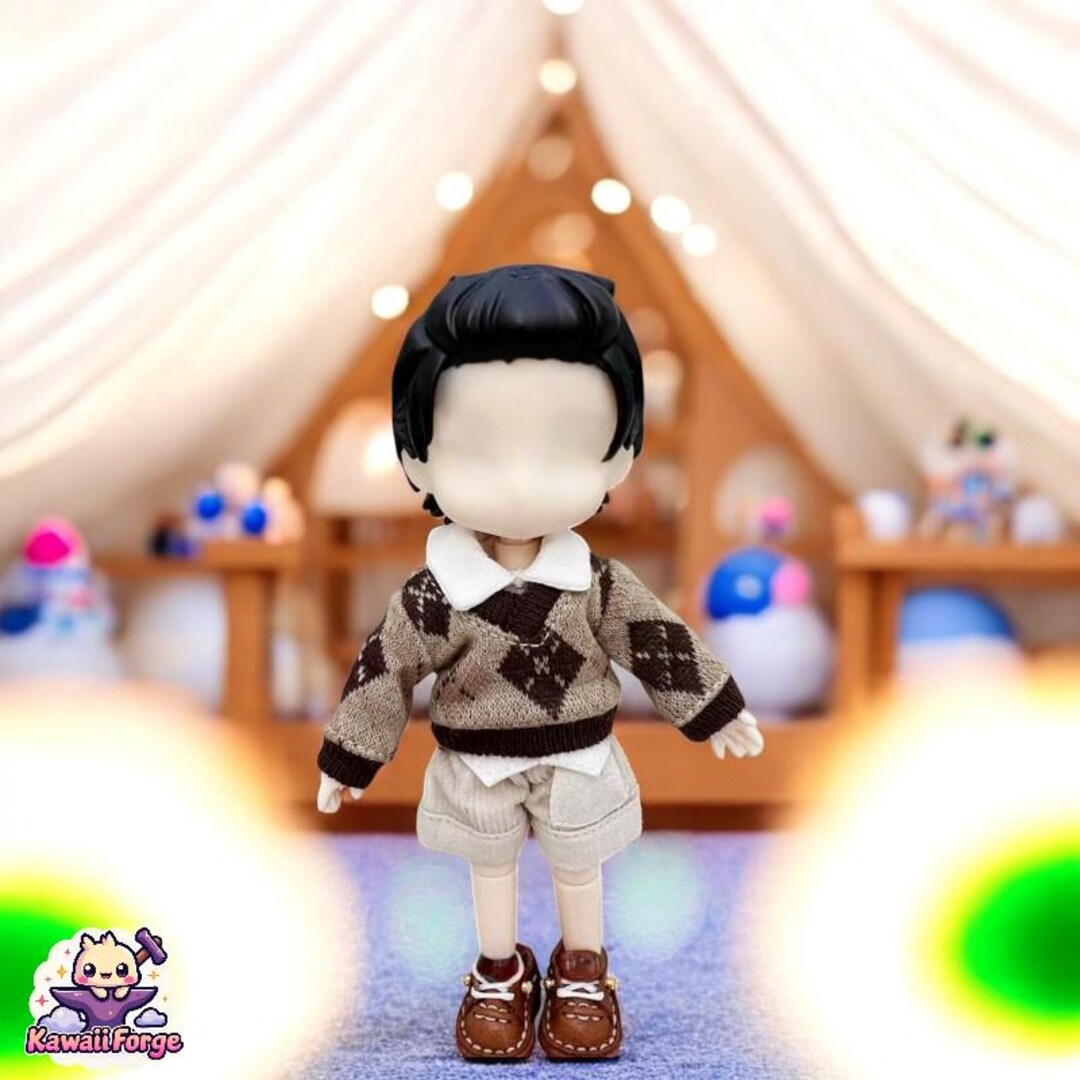 OB11 Argyle Knit Sweaters for Nendoroid, Obitsu 11 & BJD Dolls Ymy | 6 ...