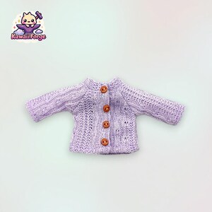 OB11 Knit Hat & Cardigan Set for Nendoroid, Obitsu 11 and BJD Dolls Ymy ...