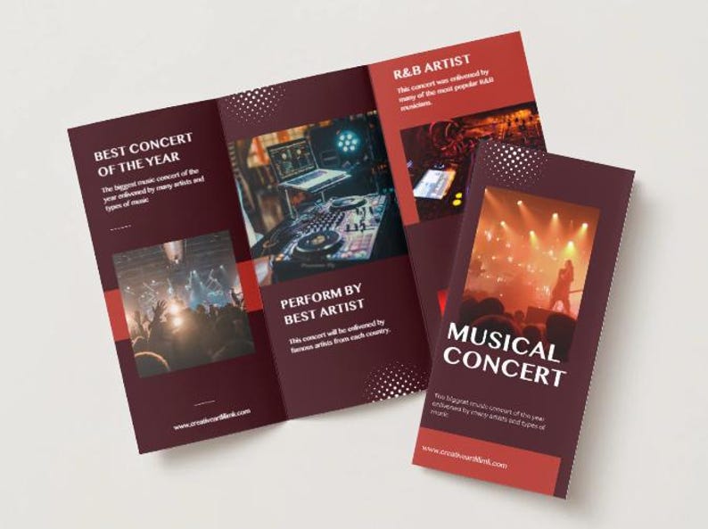Trifold Brochure Digital Templates - Etsy