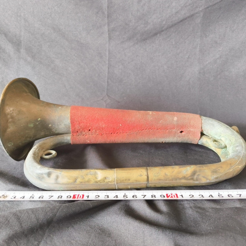 WWII Imperial Japanese Army Military Brass Bugle Trumpet Signal Horn W ...