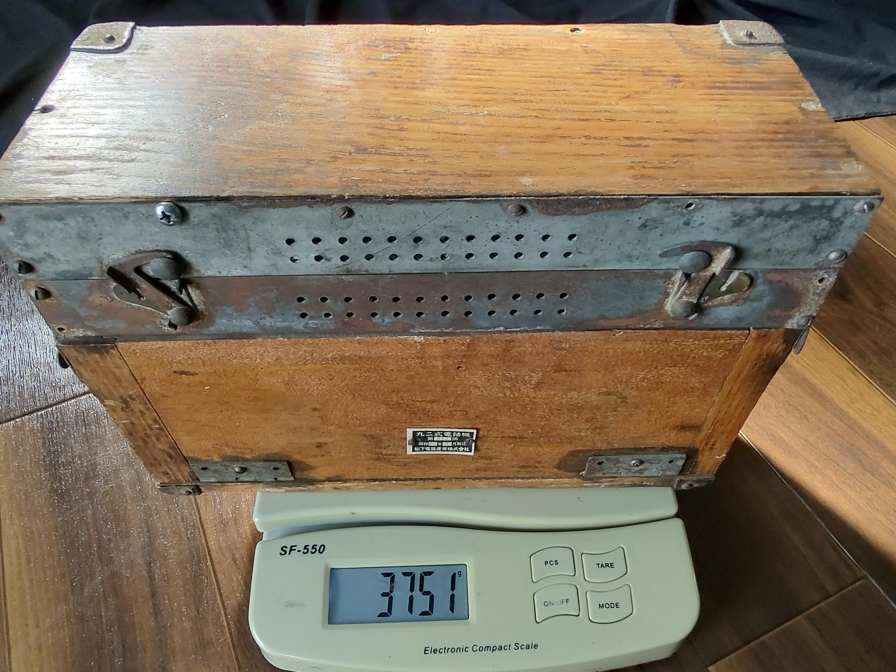 Rare WWII Imperial Japanese Army Field Phone | Vintage Military ...
