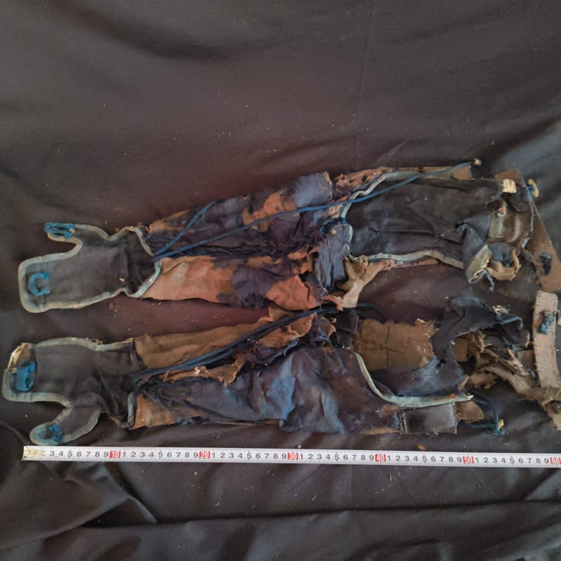 Edo Period Samurai Kote: Authentic Japanese Gauntlets. Iron Plates ...