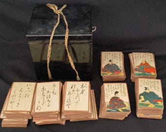 Japan Vintage Karuta Hyakunin Isshu Card Game 1920 Uta-garuta - Etsy