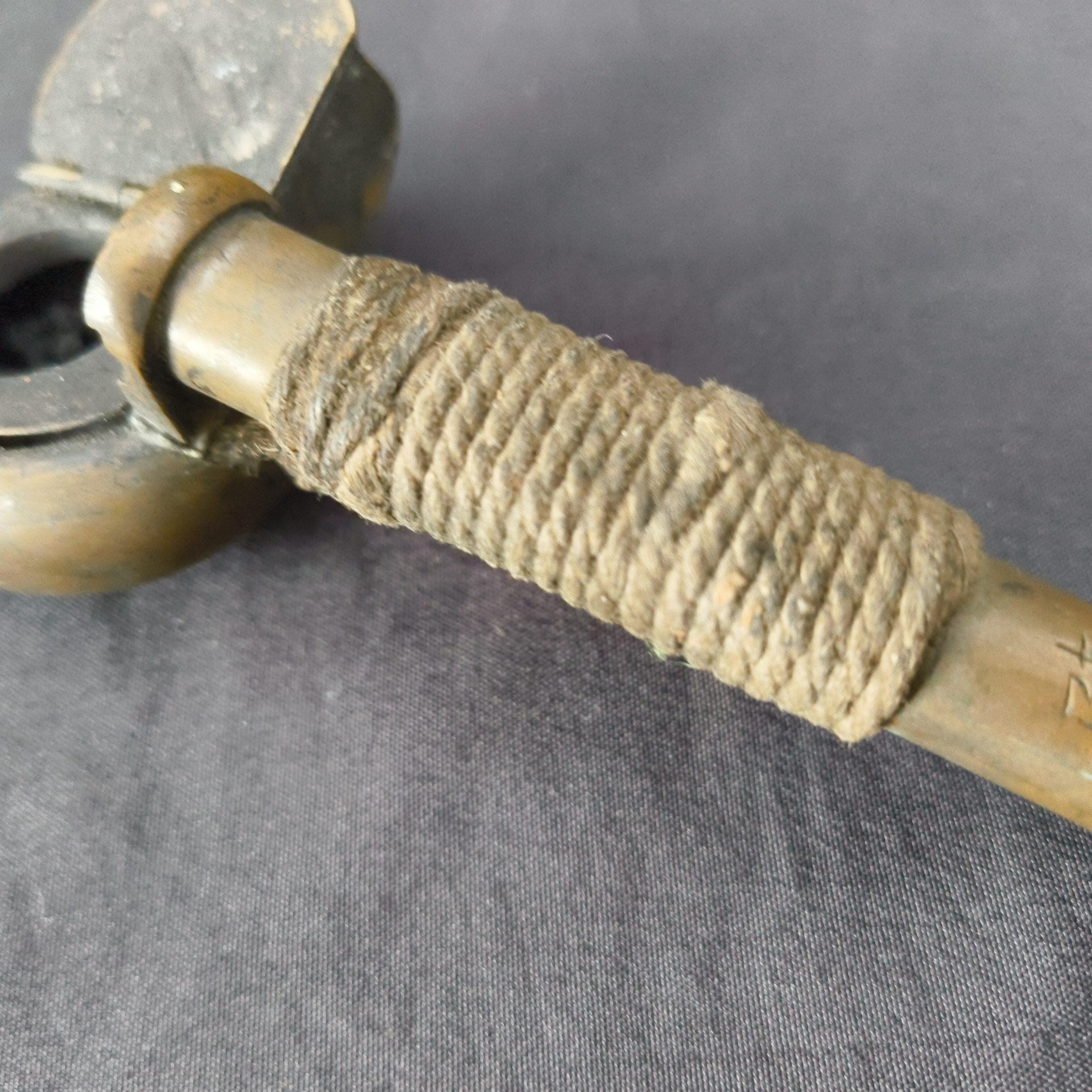 Rare WWII Imperial Japanese Army & Navy Victory Yatate, Brass Portable ...
