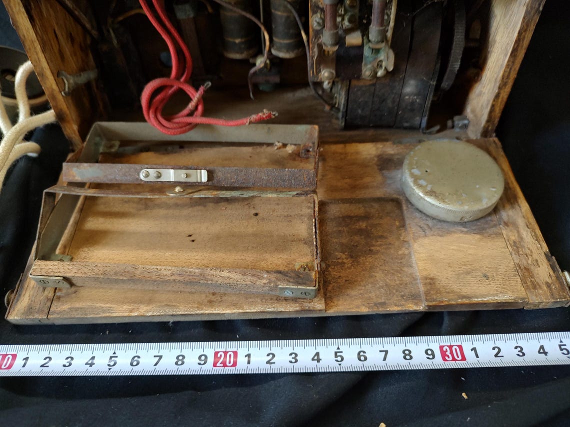 Rare WWII Imperial Japanese Army Field Phone | Vintage Military ...