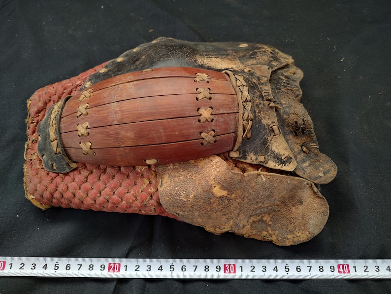 Antique Japanese Samurai Armor Part – Rare Edo Period Armored Component ...