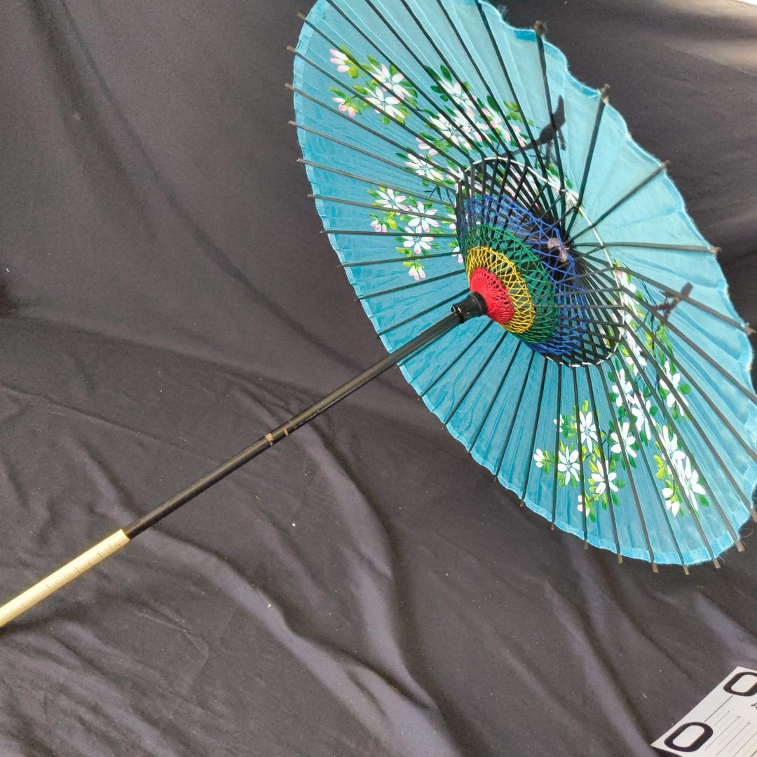 Japanese Bangasa Paper Umbrella Traditional Oil Paper Parasol Red ...