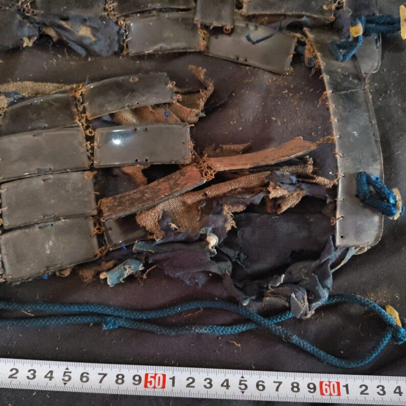 Edo Period Samurai Kote: Authentic Japanese Gauntlets. Iron Plates ...