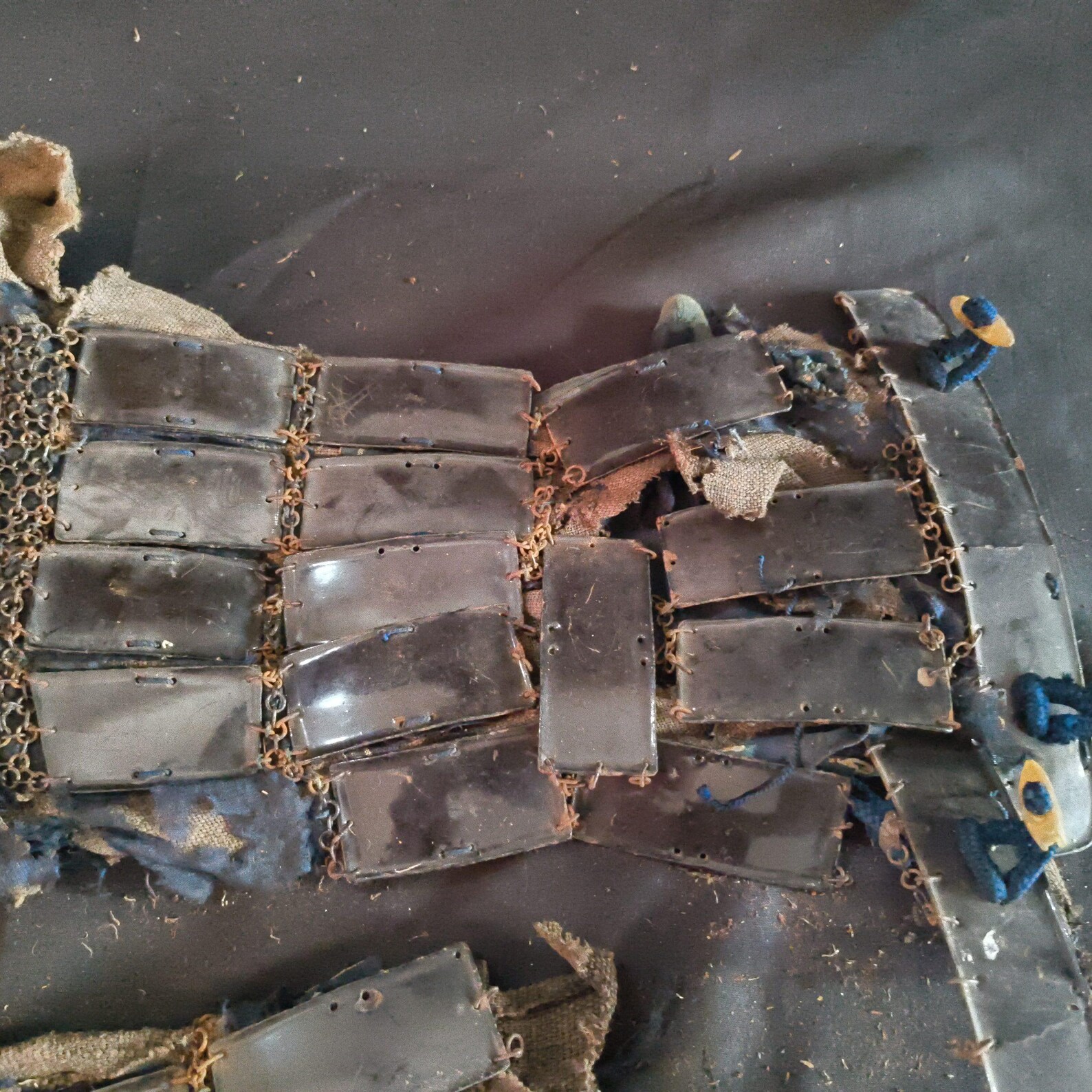 Edo Period Samurai Kote: Authentic Japanese Gauntlets. Iron Plates ...
