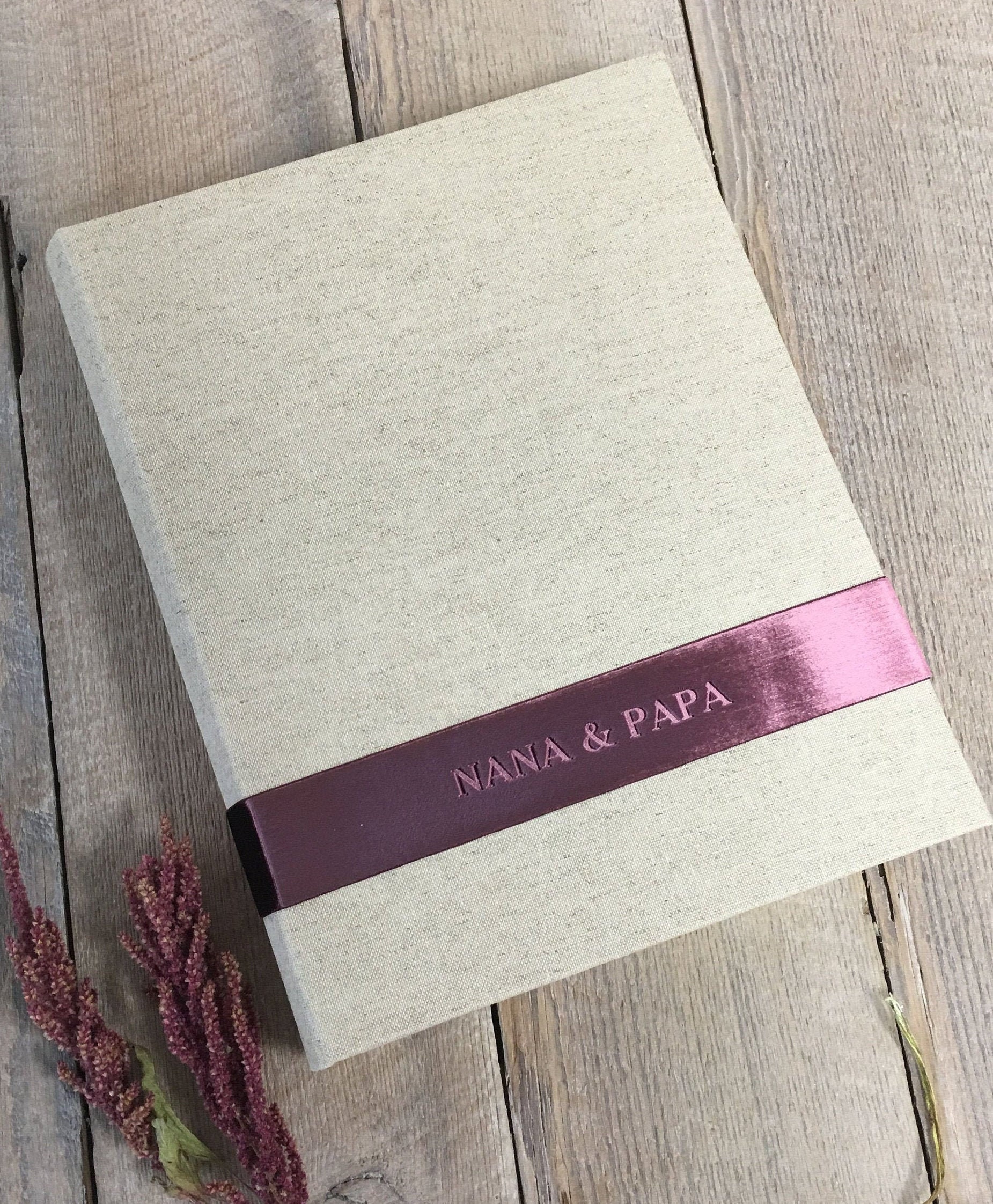 Custom Handmade Photo Guest Book a Meaningful Personalized | Etsy