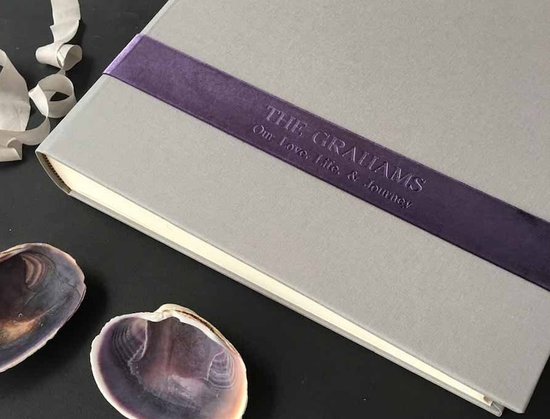 Custom Photo Book, a Beautiful Wedding or Family Photo Album or Guest ...