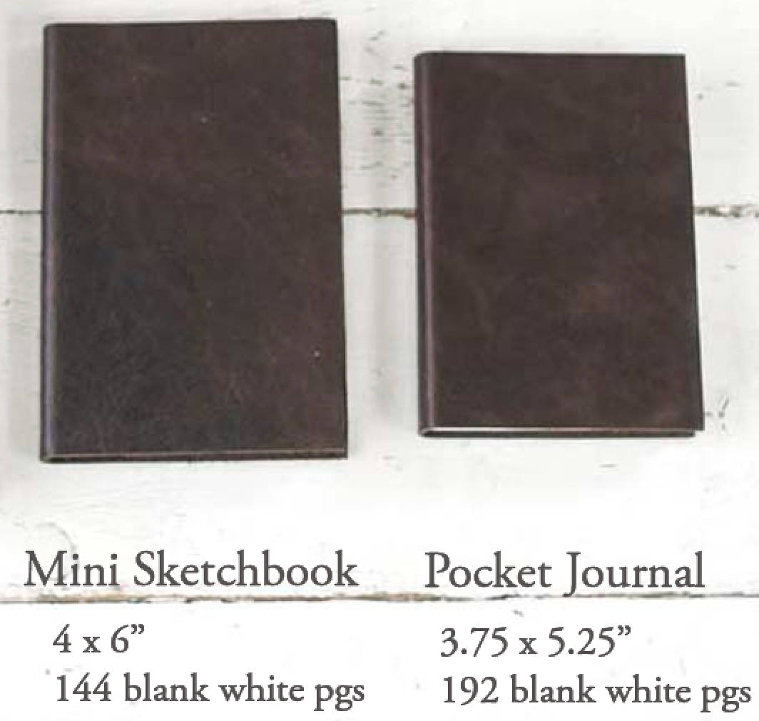 Mini Sketchbooks & Pocket Journals Handmade With Natural - Etsy