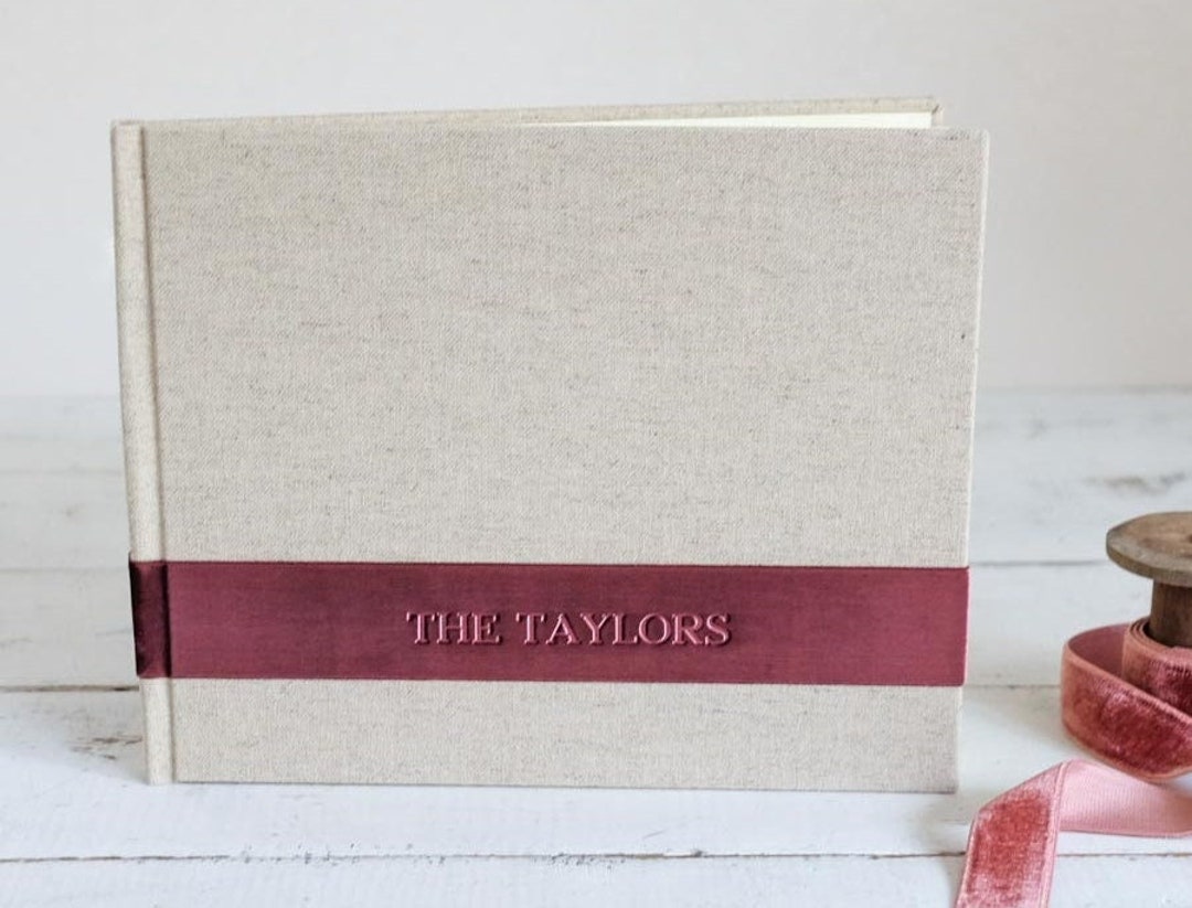 Custom Photo Book, a Beautiful Wedding or Family Photo Album or Guest ...