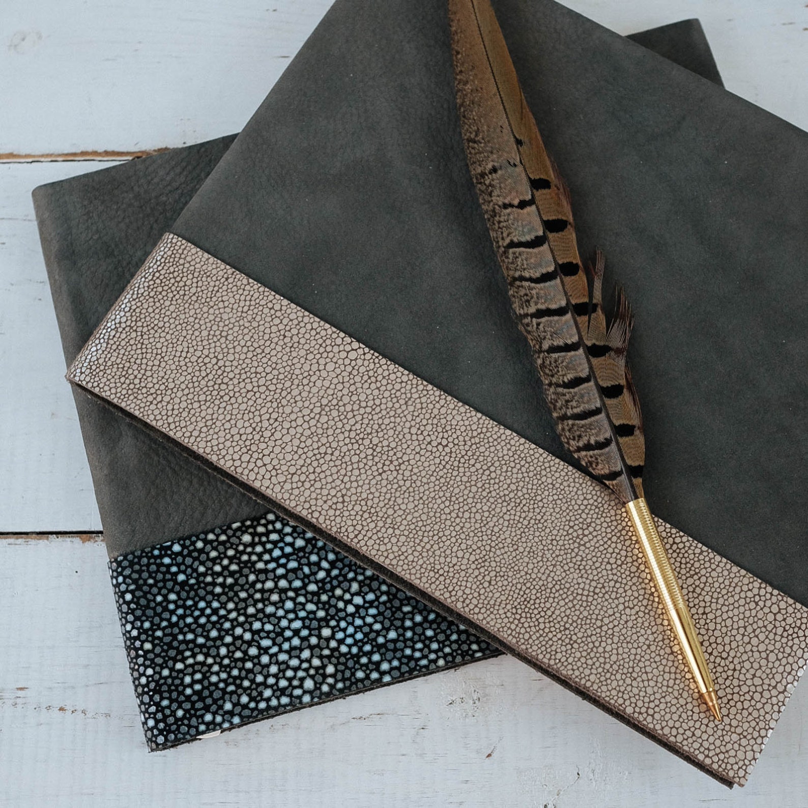 Metallic Leather & Suede Book - Boho Chic Style Album - Etsy