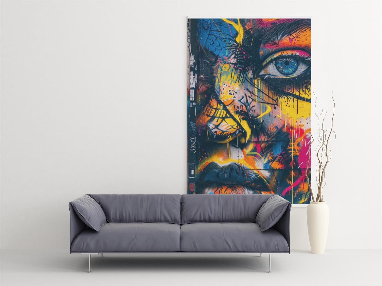 Art Print Vision of the Mind, Futuristic Art Gallery, Abstract ...