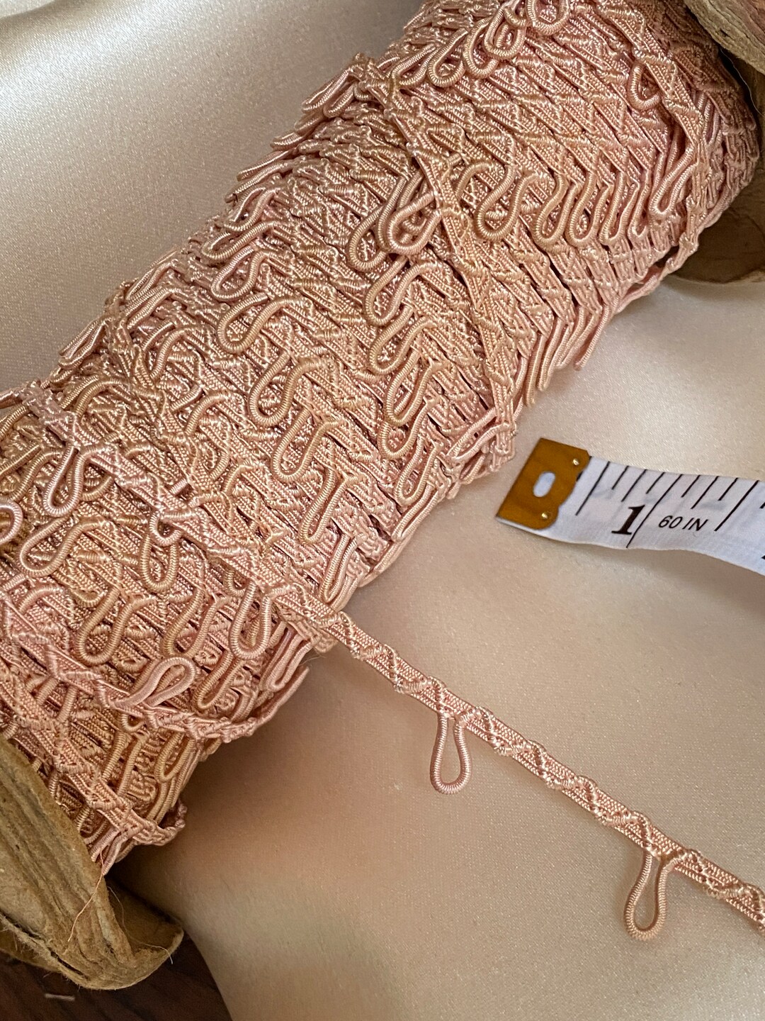 Button Loop Trim in Pink Color - Etsy