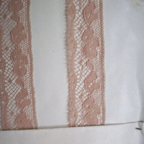 Antique Fine Silk Lace Beautiful Deco Pattern White | Etsy