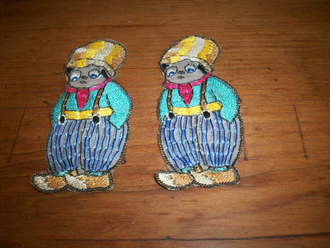 Antique Dutch Boy in His Traditional Costume Applique - Etsy