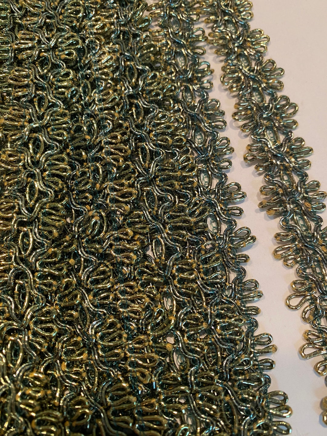 2 Yds. Metallic Vintage Guimpe, More Avail. - Etsy