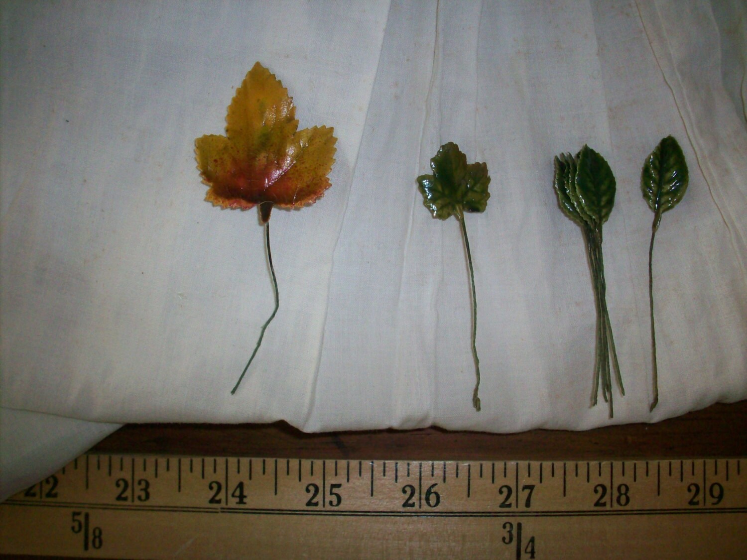 Little Antique Leaves Made of Celluloid or Lacquered Paper - Etsy
