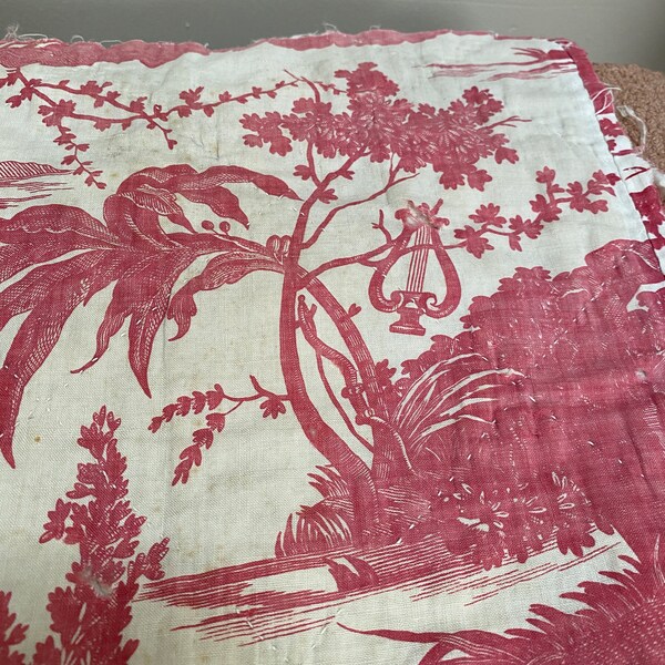 Toile Quilt - Etsy