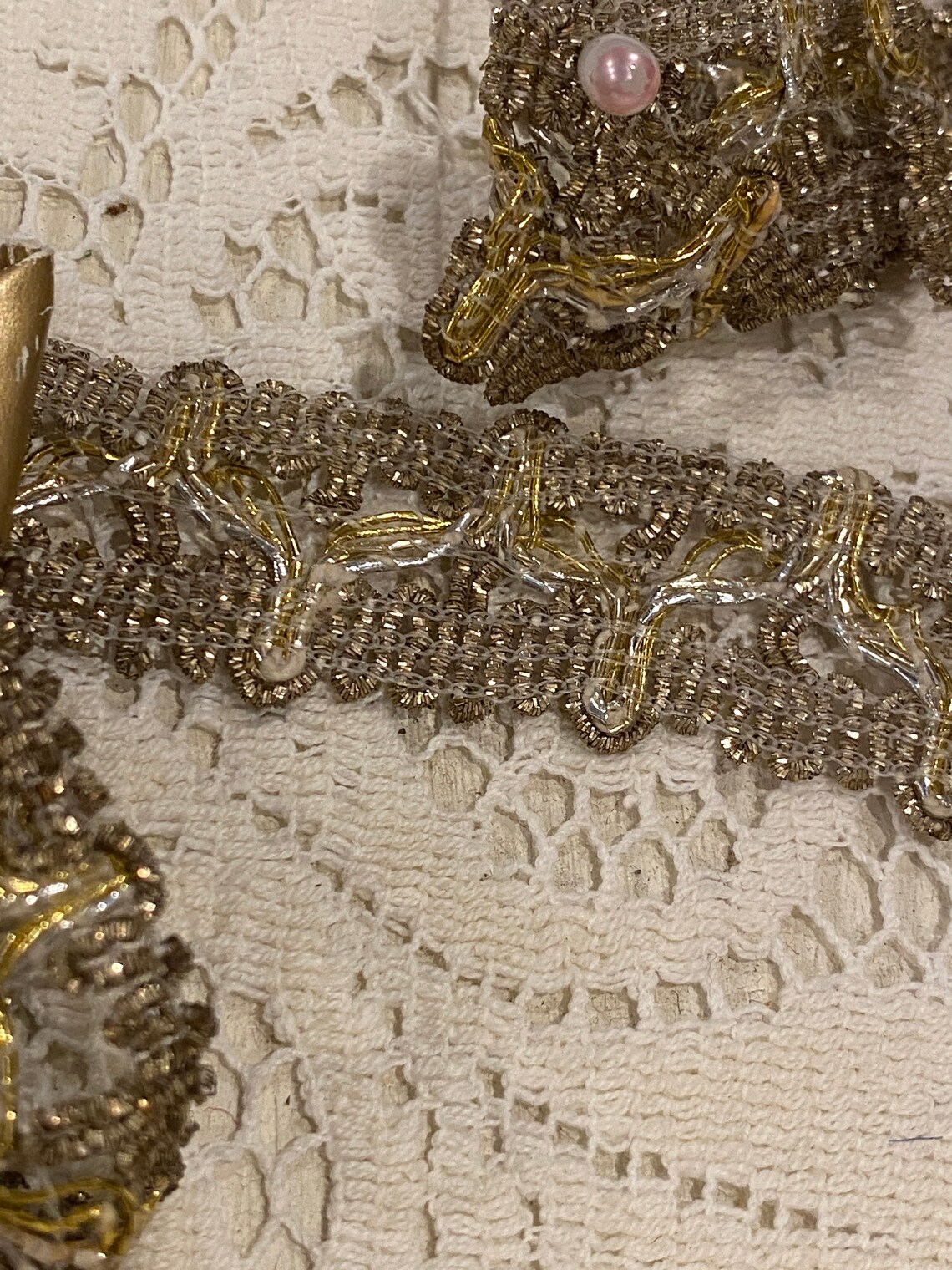 French Antique Gold Metal Trim - Etsy