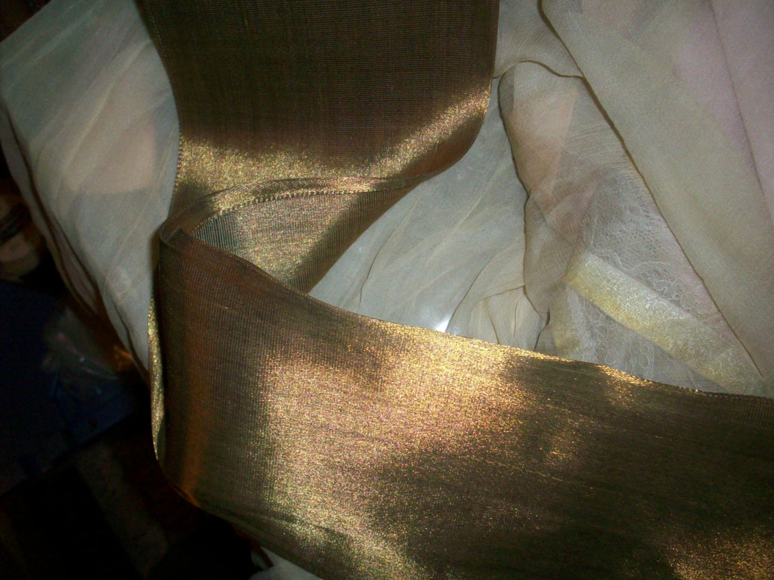 1 Yard of French Antique Bronze Lame Ribbon 1920s 5 3/4 - Etsy