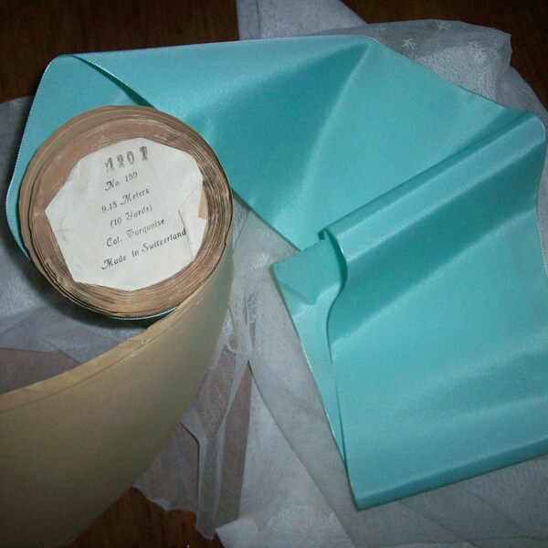 Turquoise Ribbon - Etsy
